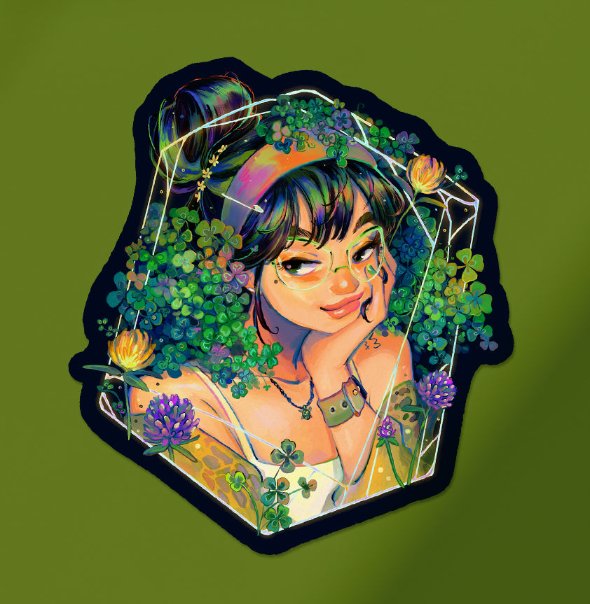 Clover Sticker – GDBEE.ART