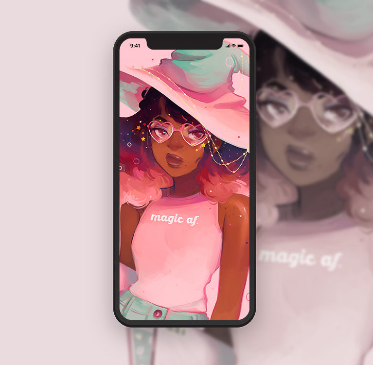 [Phone Wallpaper ] Magic AF – GDBEE.ART